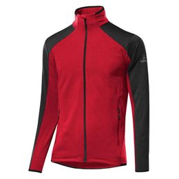 Löffler Löffler Fleecejacke "Tech-Stretch" in Rot/ Schwarz - 60% | Größe 52 | Herren-pullover-sport