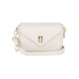 Anna Morellini Leder-Umhängetasche "Terina" in Creme - (B)24 x (H)16 x (T)6,5 cm - 75% | Damen-taschen