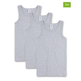 Sanetta 3er-Set: Hemdchen in Grau - 35% | Größe 140 | Kinder-waesche