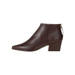 Unisa Leder-Ankleboots in Braun - 39% | Größe 40 | Stiefeletten