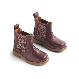 Wheat Leder-Chelsea-Boots in Lila - 55% | Größe 34 | Kinderstiefeletten