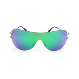 Ray-Ban Ray Ban Damen-Sonnenbrille in Silber/ Grün-Lila - 35% | Größe 34 | Damen-brillen