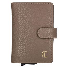 Charm Leder-Geldbörse in Hellbraun - (B)7 x (H)10 x (T)1,5 cm - 37% | Portemonnaies-etuis
