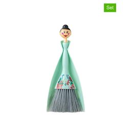 Vigar 2tlg. Set: Mini-Handfeger in Türkis - (B)11,5 x (H)28 cm - 13% | Putzutensilien