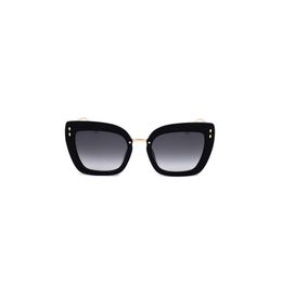 ISABEL MARANT ÉTOILE Damen-Sonnenbrille in Schwarz-Gold/ Dunkelblau - 76% | Größe 53 | Damen-brillen