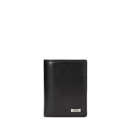 Wojas Leder-Geldbörse in Schwarz - (B)10 x (H)13 x (T)1,5 cm - 38% | Herren-portemonnaies-etuis