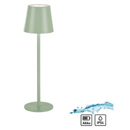 Just Light LED-Tischleuchte "Euria" in Gr&uuml;n - (H)37 x &Oslash; 11 cm - 36% | Tischleuchten