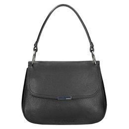 Wojas Leder-Schultertasche in Schwarz - (B)31 x (H)23 x (T)11 cm - 26% | Damen-taschen