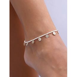 Luja Bijoux Vergold. Fußkettchen mit Schmuckelementen - 74% | Schmuck