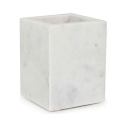 houseproud Zahnputzbecher ''Cubic'' in Wei&szlig; - (B)9 x (H)11 x (T)9 cm - 11% | Badezimmer-accessoires