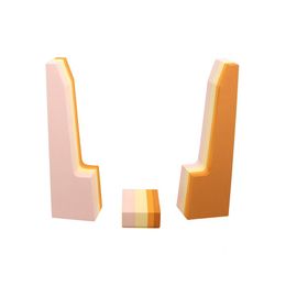 bObles Balancier-Stelzen in Rosa/ Orange - ab Geburt - 36% | Motorikspielzeug