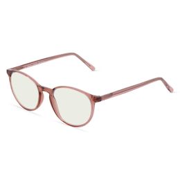 Blaulichtfilterbrille Fielmann JIL 005 BL | Unisex | Fassung: Panto Rose Transparent