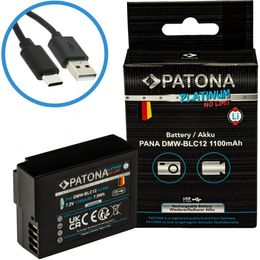 Patona Platinum Akku Panasonic DMW-BLC12 mit USB-C