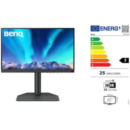 BenQ SW272Q 2K QHD 27" grau Fotografenmonitor mit Lichtschutzblende