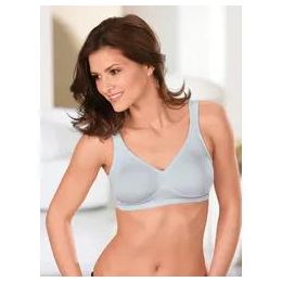 Bügelloser BH Speidel, Damen, Gr. 85, Cup B, grau (hellgrau), 87% Polyamid, 13% Elasthan, BHs