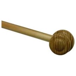 Gardinenstange Gardinia "Vitragestange Holz" Gr. 1, beige (kiefer, natur), L:120cm Ø:11mm, Holzwerkstoff, Gardinenstangen, Serie Vitragestange Montana Ø 11 mm
