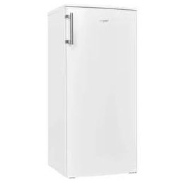 Exquisit Kühlschrank "KS185-4-HE-040E", Standardmodul: E (A-G), silber (weiß), Rechtsanschlag, Kühlschränke, 190 L Volumen, Schnellgefrieren, 4 Sterne