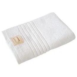 Handtuch Dyckhoff "Nature", weiß, B:50cm L:100cm, Frottier, Obermaterial: 100% Baumwolle, Handtücher