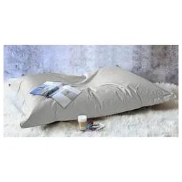 Sitzsack Kinzler "Outdoorfähiger XXL", grau, B:140cm H:20cm, Polyester, Sitzsäcke