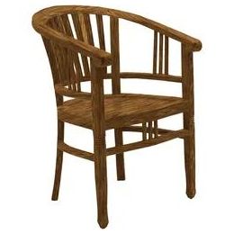SIT-MÖBEL Armlehnstuhl SIT "Coral", beige (natur), B:60 H:87 T:61, Stühle