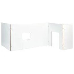 Raumteiler Tojo "kids Wand", weiß, MDF, Regale, Spielwand für individuelle Spielwelten, Höhe 70 cm