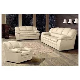 Polstergarnitur COTTA "Casino", beige (creme,), H:88cm T:92cm, FSC-zertifizierter Holzwerkstoff, Sitzmöbel-Sets, Sessel, 2-Sitzer, 2,5-Sitzer, hohe Rückenlehne, Topseller