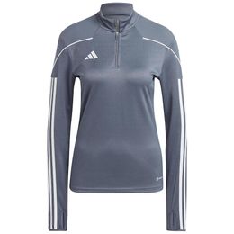 adidas Performance Funktionsshirt 'Tiro 23 League' Damen Größe L dunkelgrau / weiß