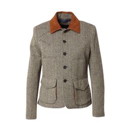 Polo Ralph Lauren Blazer Damen Gr&ouml;&szlig;e 36 creme / cognac / schwarz