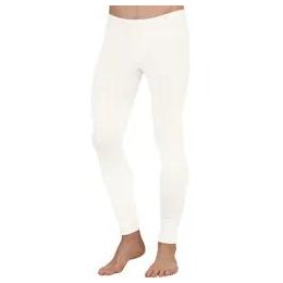 Lange Unterhose TRIGEMA "TRIGEMA Lange Ski/Sport Funktionshose aus Merinowolle", Herren, Gr. S, beige (natur), 80% Wolle (Merinowolle), 20% Polyamid, Unterhosen