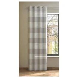 Neutex for you! Vorhang NEUTEX FOR YOU "SONORA" Gr. 1, grau (taupe), B:144cm H:245cm, Jacquard, Polyester, Gardinen, 3D Musterung im Leinen-Look