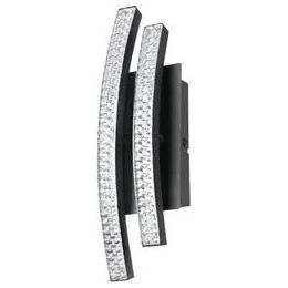 Eglo Deckenleuchte "LEJIAS", schwarz, H: 28,5cm, 1 Stk., Leuchten, Deckenleuchte in schwarz aus Stahl - 8W - Warmweiß, Wandlampe