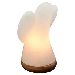 WAGNER LIFE DESIGN Salzkristall-Tischlampe "Engel", wei&szlig;, H: 19cm, 1 Stk., Leuchten, Handgefertigt aus Salzkristall - jeder Stein ein Unikat, H: ca.19 cm