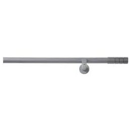 Vorhangstange GOOD LIFE "Ranura" Gr. 19, grau (anthrazit), L:400cm Ø:20mm, Metall, Gardinenstangen