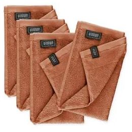 Schöner Wohnen Gästehandtücher "Sense", braun (rost), B:30cm L:50cm, Frottee, Obermaterial: 100% Baumwolle, SCHÖNER WOHNEN-KOLLEKTION, Handtücher, mit Velourborte, hautschmeichelnde Airtouch Qualität, super weich