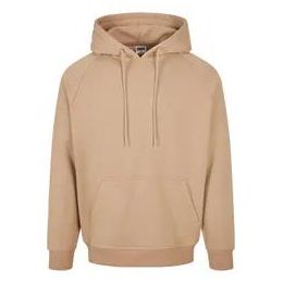 Sweatshirt Urban Classics "Urban Classics Herren Blank Hoody", Herren, Gr. S, beige (unionbeige), 65% Baumwolle, 35% Polyester, unifarben, Sweatshirts