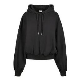 Rundhalspullover Urban Classics "Urban Classics Damen Ladies Organic Oversized Terry Hoody", Damen, Gr. XL/XXL, schwarz, 100% Baumwolle, unifarben, oversize, ohne Ausschnitt, Pullover