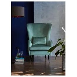 Sessel Home Affaire "Salla auch in Fellimitat und Feincord, viele Bezugsarten, Ohrensessel", grün, B:78cm H:118cm T:94cm, Samtcord (92% Polyester 8% Polyamid);Struktur (100% Polyester);Struktur Hahnentritt (100% Polyester);Struktur fein (100% Polyester);Samtoptik (100% Polyester);Fellimitat (100% Polyestr), Sessel, Ohrensessel ohne Hocker Ohrensessel Ohrensessel mit Hocker, wahlweise mit oder ohne