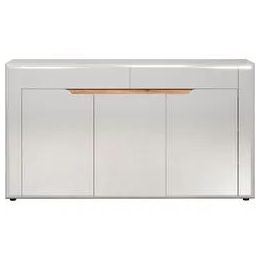 Sideboard Inosign "Graz", weiß (weiß hochglanz), B:150cm H:84cm T:39cm, FSC-zertifizierter Holzwerkstoff, Sideboards, Maße aufgebaut (B/T/H in cm): 150/39/84 - Hochglanz Front