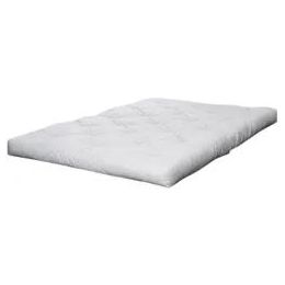 Futonmatratze KARUP DESIGN, beige (weiß), B:160cm H:18cm L:200cm, Bezug Matratze: 100% Baumwolle, Matratzen