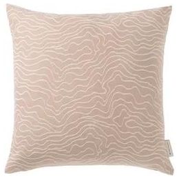 Kissenbez&uuml;ge Tom Tailor HOME "Marbel", rosa (nude, altrosa), B:45cm L:45cm, Baumwolle, Obermaterial: 90% Baumwolle, 10% Polyester, Kissenbez&uuml;ge, mit zeitlosem Printmotiv