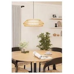 Eglo Hängeleuchte "YUKU-Z", weiß (weiß braun, weiß), 1, Ø 46cm H: 110cm, 1 Stk., Leuchten, Hängelampe, ZigBee, App und Sprachsteuerung Alexa, RGB, dimmbar