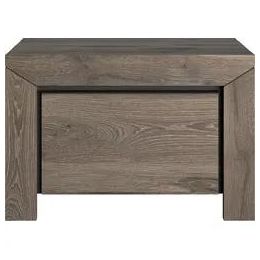 Nachttisch GAMI "Brugge", braun (eiche natur, eiche natur, eiche natur), B:57cm H:38cm T:41cm, Tische, Breite 57 cm
