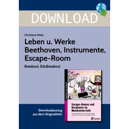 Persen Verlag Leben u Werke Beethoven, Instrumente, Escape-Room