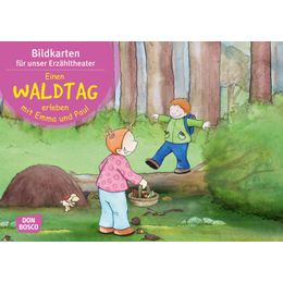 Don Bosco Einen Waldtag erleben mit Emma und Paul. Kamishibai Bildkartenset.