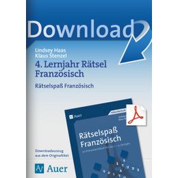 Auer Verlag 4. Lernjahr Rätsel Französisch