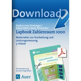 Auer Verlag Lapbook Zahlenraum 1000
