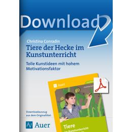 Auer Verlag Tiere der Hecke im Kunstunterricht