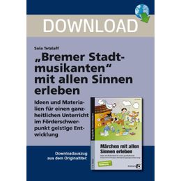 Persen Verlag "Bremer Stadtmusikanten" mit allen Sinnen erleben