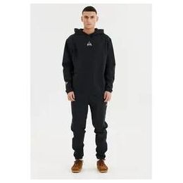 Sweatshirt SOS "Vail", Herren, Gr. M, schwarz, 85% Baumwolle, 10% Polyester, 5% Elasthan, unifarben, normal, ohne Ausschnitt, Sweatshirts, mit Kapuze und weicher Baumwoll-Qualität