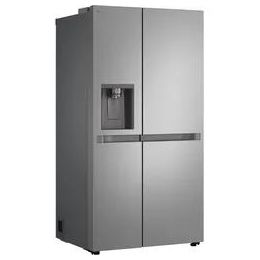 LG Side-by-Side "GSLC40PYPE", Energieeffizienz: E (A-G), silber (prime silber), B:91,3cm H:179cm T:73,5cm, Kühlschränke